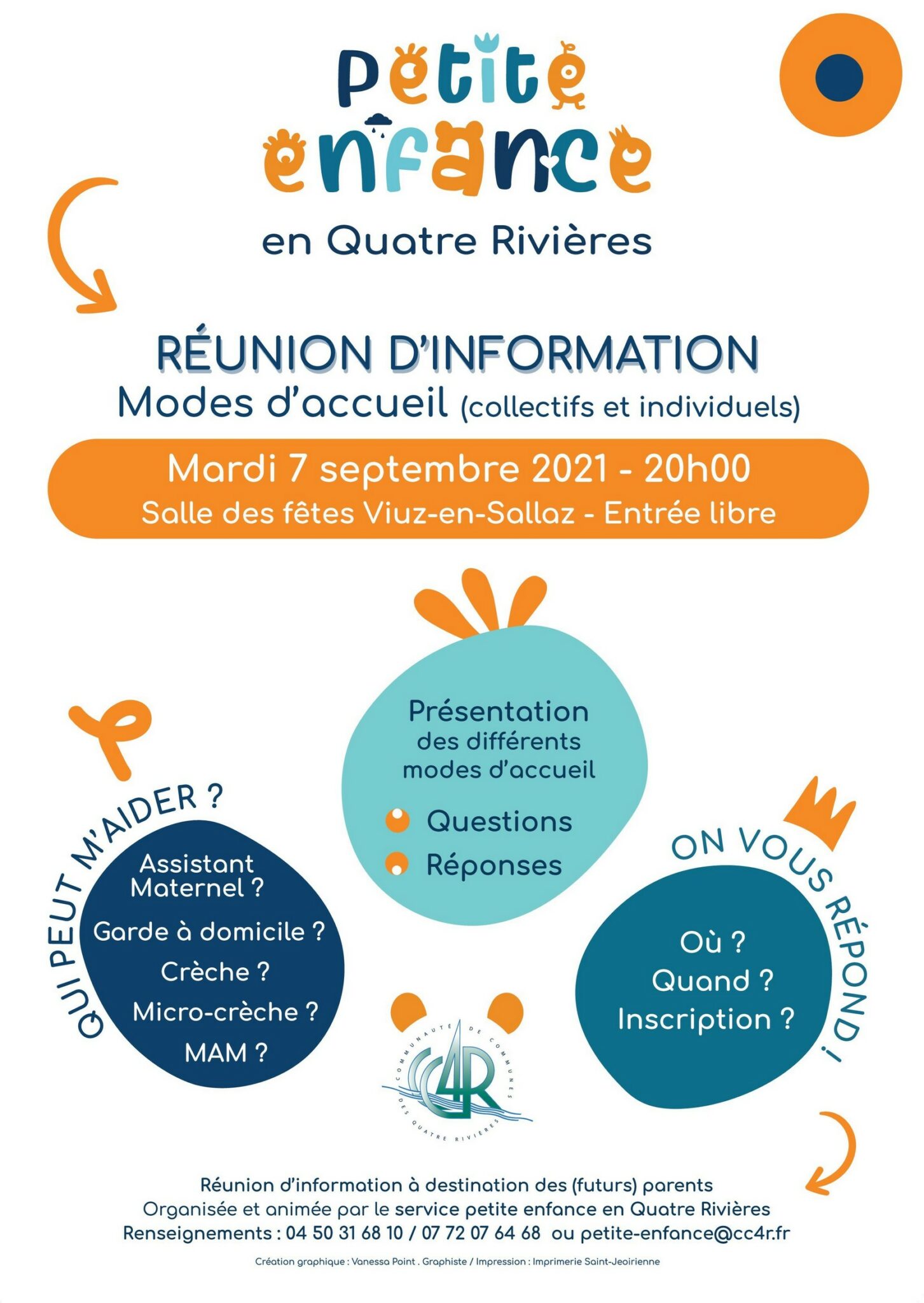 Réunion d'information modes de garde - Saint Jean de Tholome